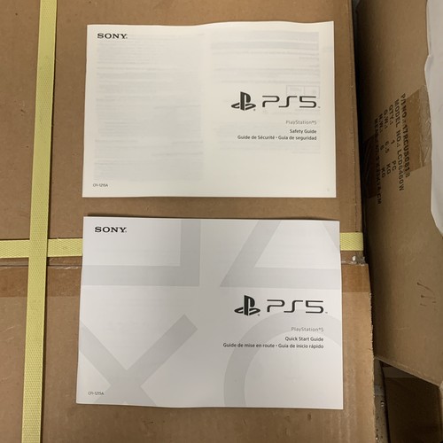 Sony PlayStation 5 PS5 Console Manual Quick Start & Safety Guide | eBay