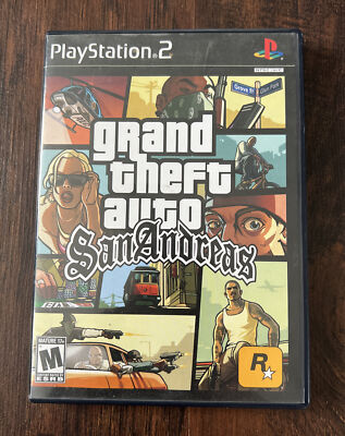 Grand Theft Auto San Andreas (Sony PlayStation 2) GTA PS2 POSTER MAP ...