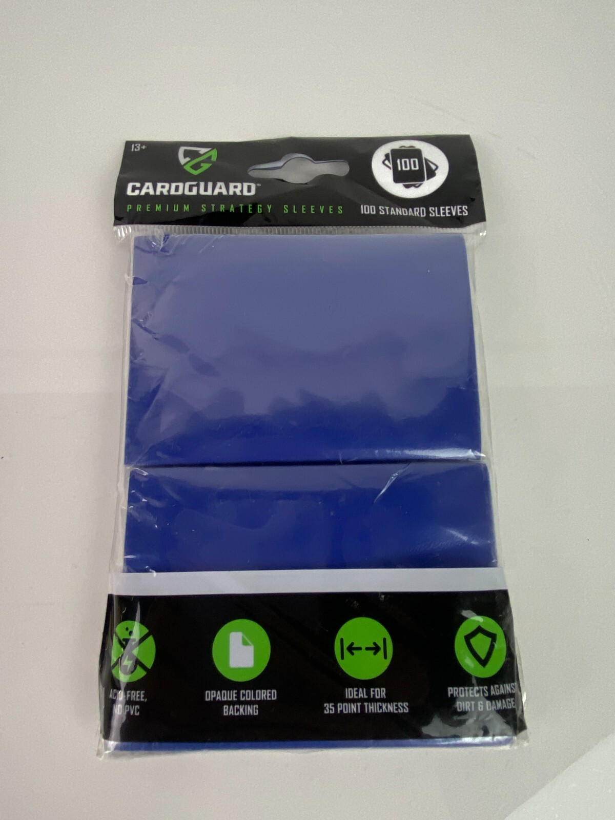 Cardguard Standard Sleeves Pack of 100 Sleeves - Blue | eBay UK