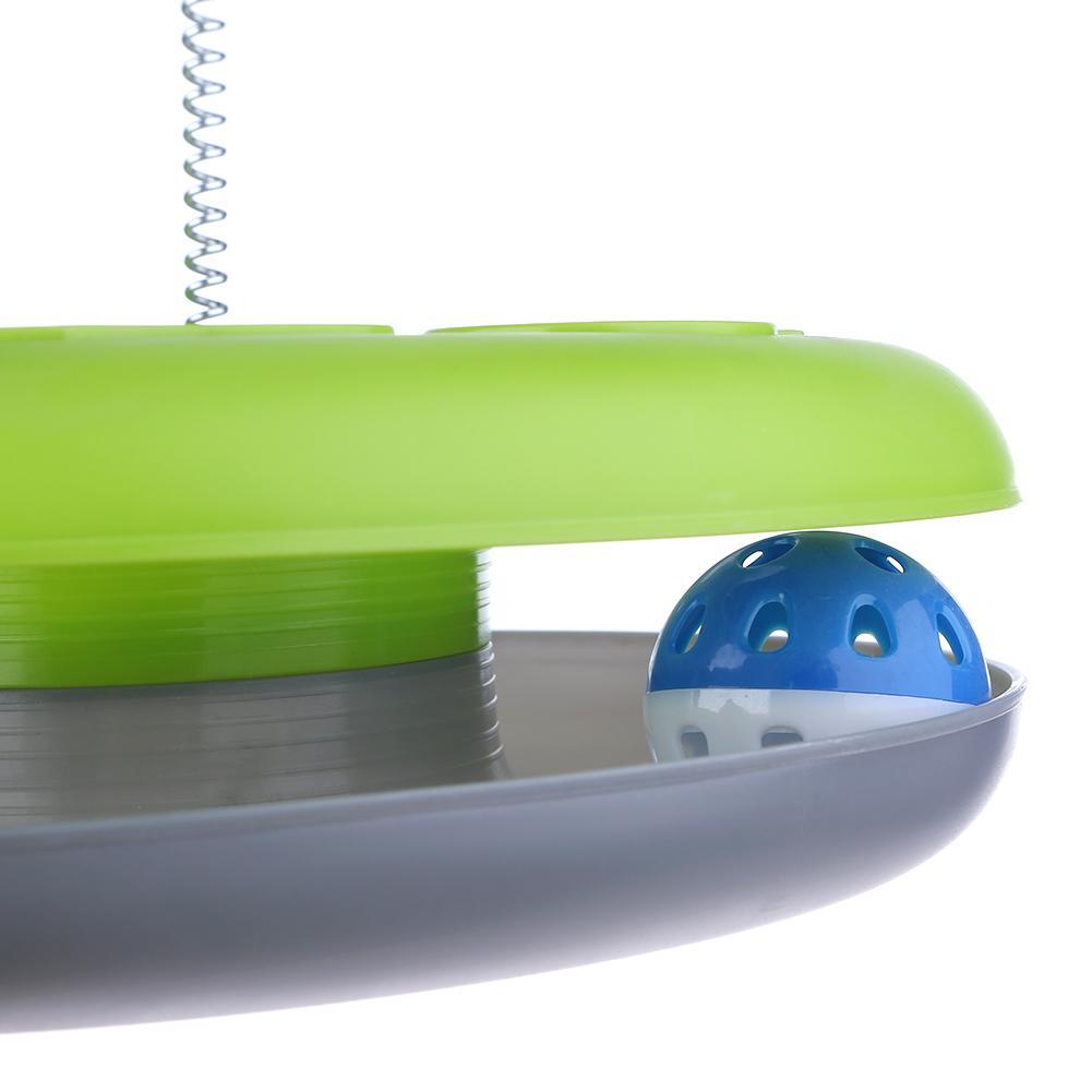 Cat Toys Mice Crazy Amusement Disk Play Activity Pet Toys(Green) | eBay