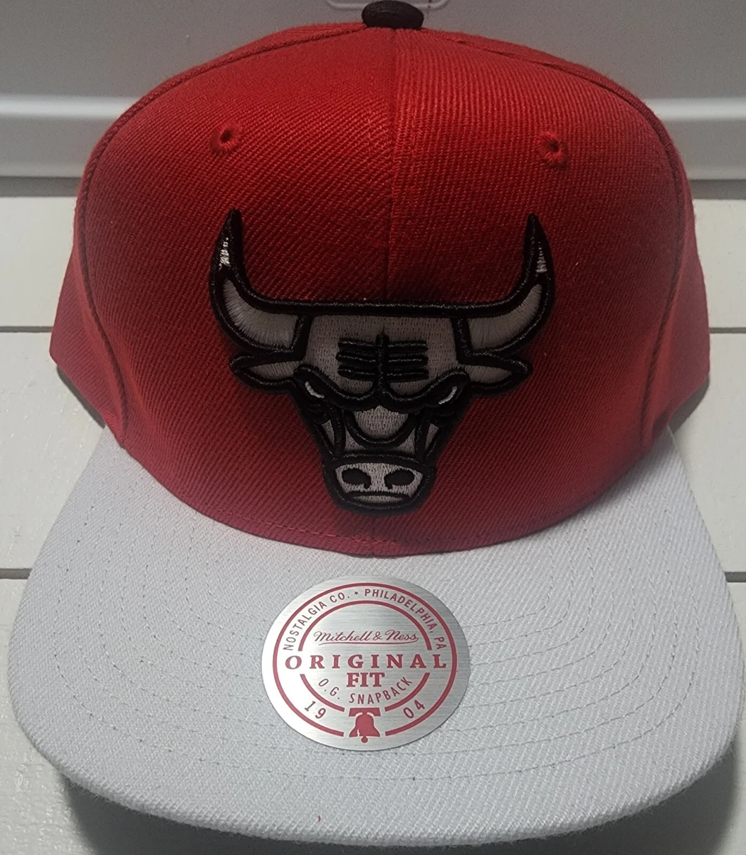 White Chicago Bulls Snapback Mitchell And Ness