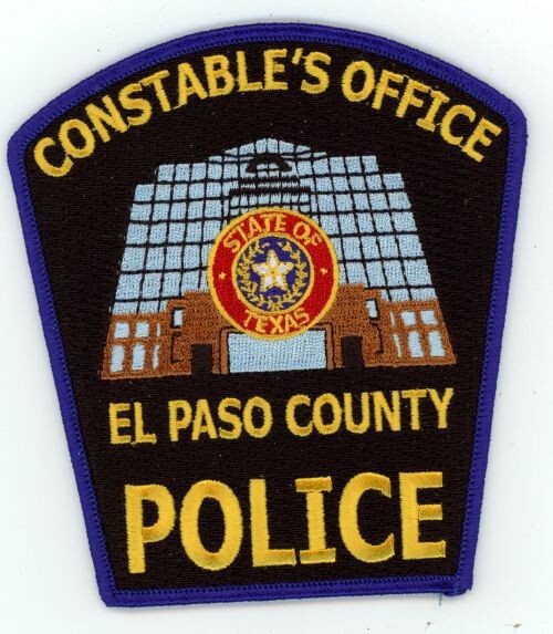 TEXAS TX EL PASO COUNTY CONSTABLES OFFICE NICE SHOULDER PATCH SHERIFF ...
