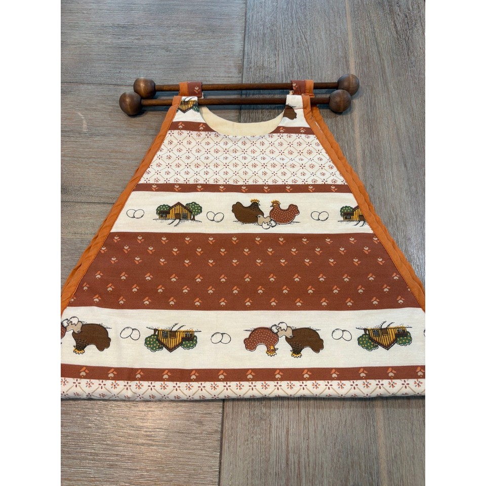 Farmhouse Country Kitchen Hanging Towel Holder Rooster Chicken Barn ...