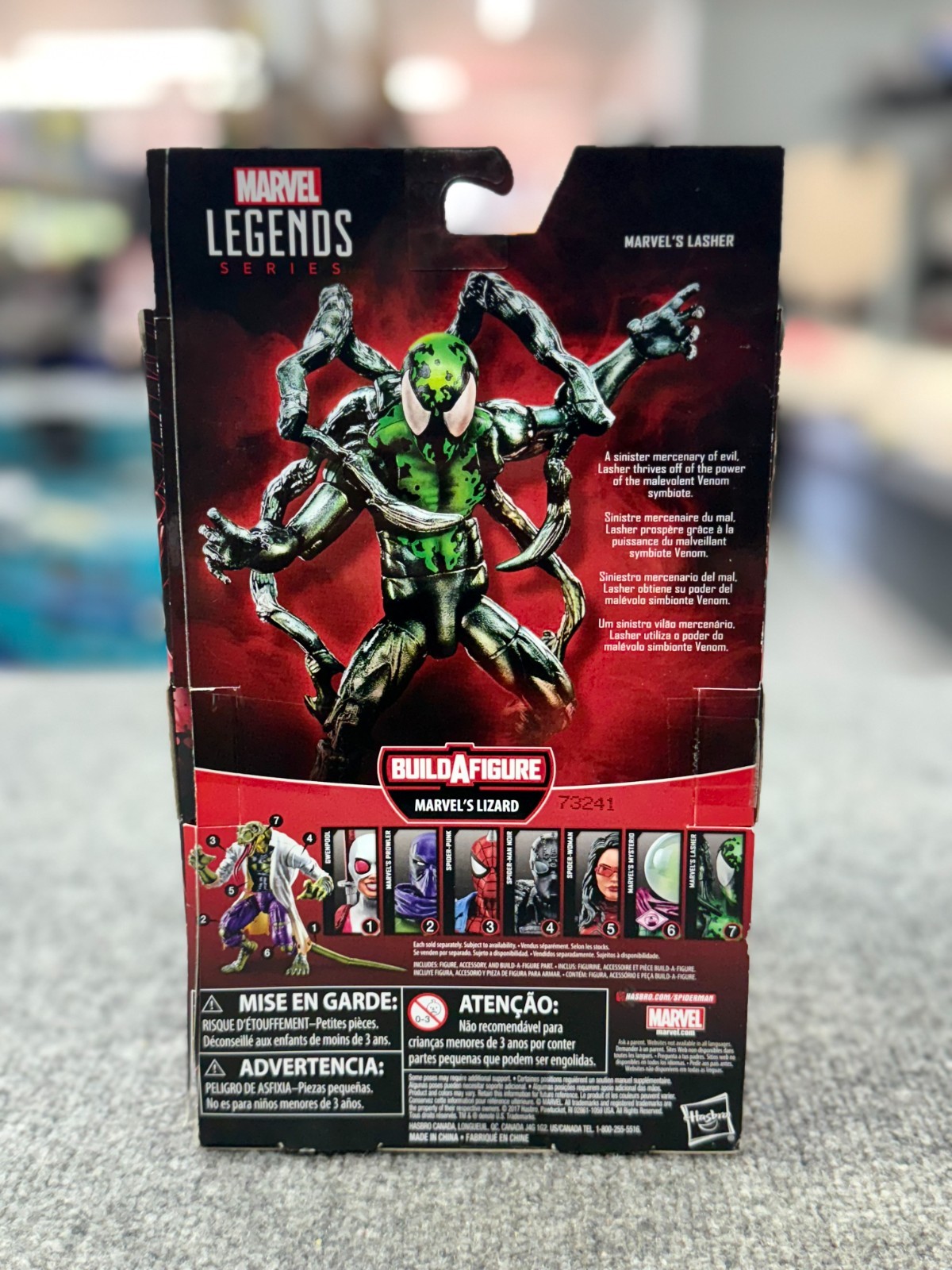 Hasbro Spider-Man Legends 6" Marvel's Lasher Action Figure for sale ...