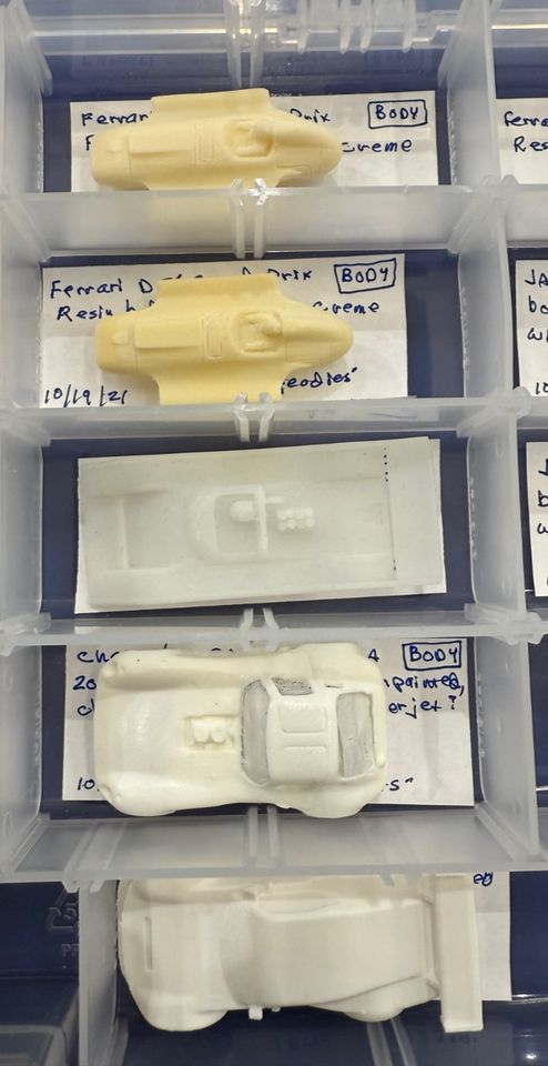 15pc Lot RESIN Custom HO Slot Car Bodies Porsche Jaguar Ferrari T-Jets ...