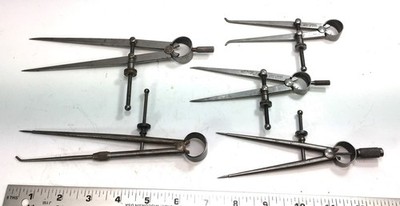 Vintage Craftsman Measuring Instruments Dividers - Machinist Tool (5 ...