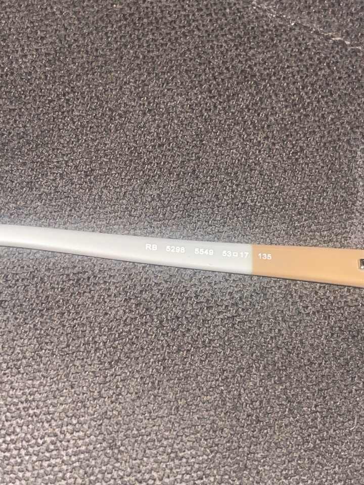 Ray-Ban RB5298 5549 Eyeglasses Frames Brown Tortoise Gray Cat Eye Full ...