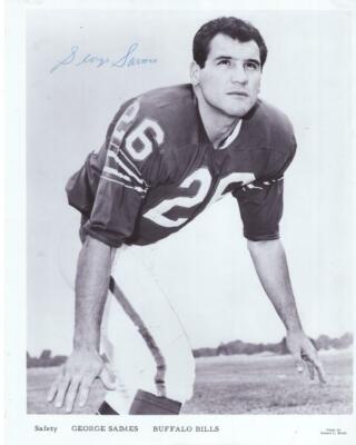 GEORGE SAIMES BUFFALO BILLS SIGNED AUTOGRAPHED 8X10 PHOTO W/ COA | eBay