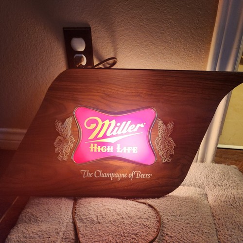 Vintage 1970's Miller High Life Lighted Sign | eBay