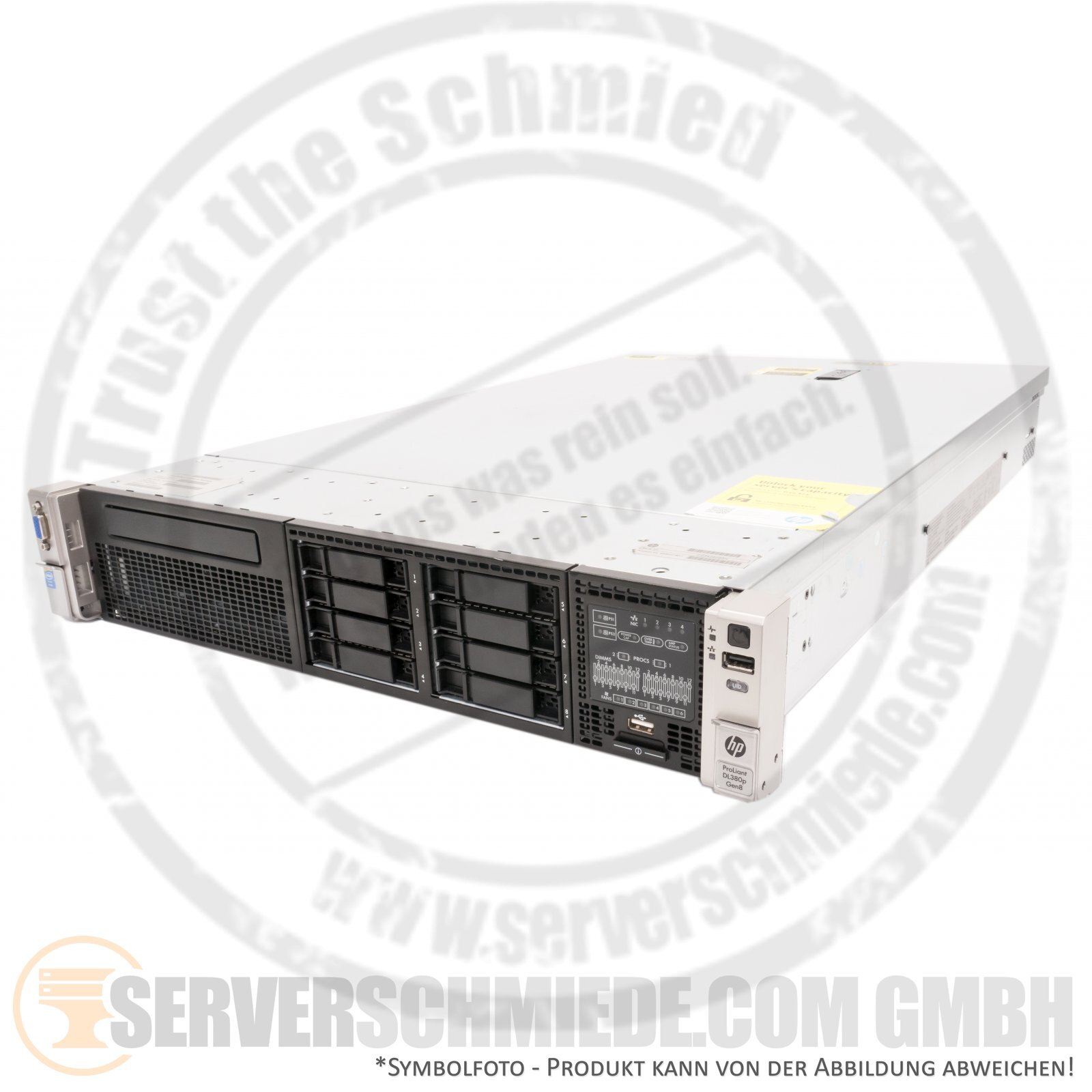 HP ProLiant DL380p G8 Gen8 Server 8x 2,5" SFF XEON E5-2600 v1 v2 P420i ...