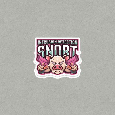 Intrusion Detection Snort Cyber Security Hacker Pig Sticker #5175 | eBay
