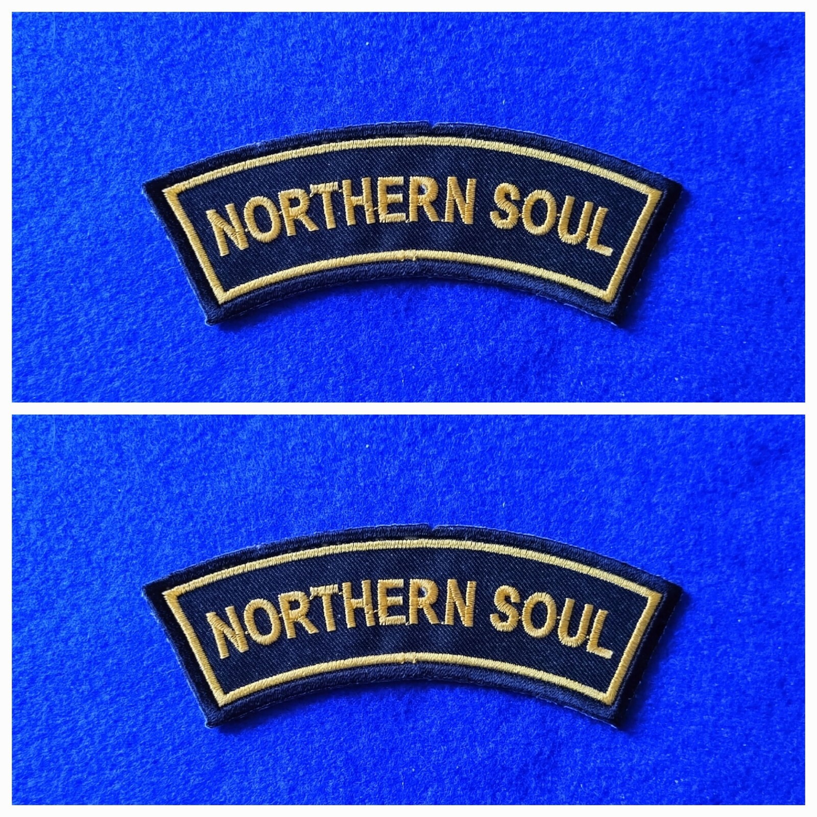 A Pair Of Northern Soul Patches Sew / Iron On Badges (h) Shoulder Flash ...