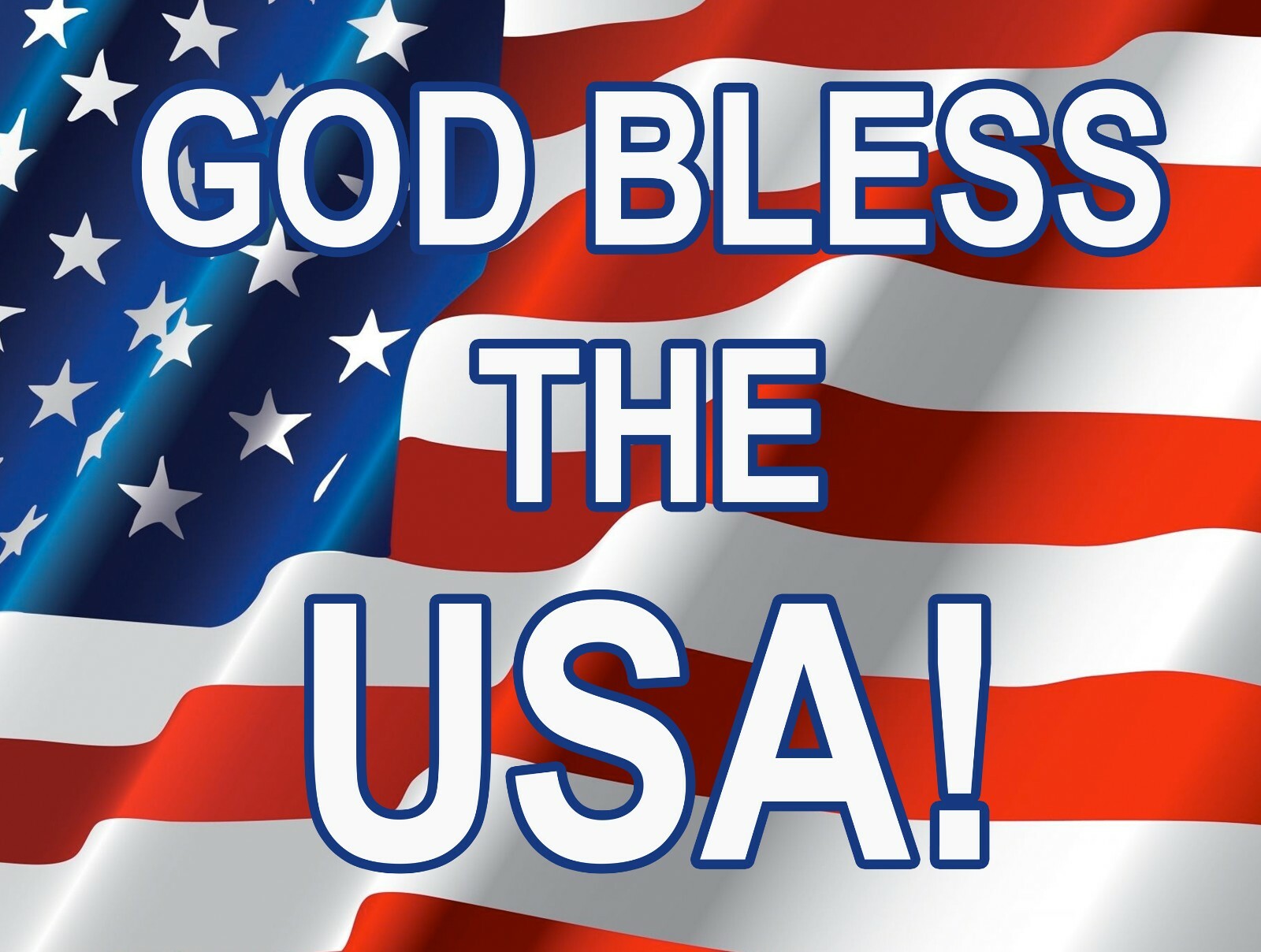 God Bless The USA! - Yard Sign - Double Sided - 18"x24" | eBay