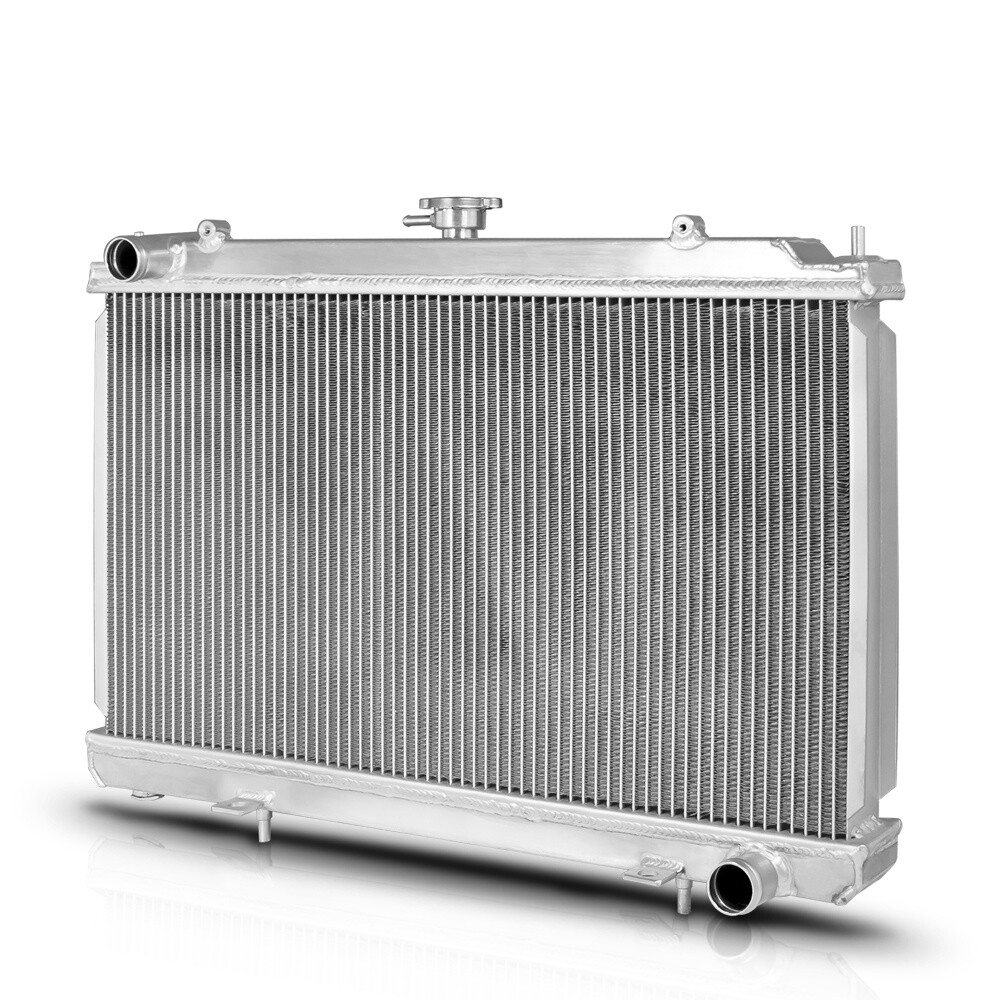 Aluminum 2 Row Performance Radiator for 95-98 240SX S14 SR20/SR Swap ...