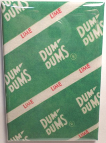 Dum Dums Lime Vintage Candy Wrapper 2"x3" Fridge or Locker MAGNET ...