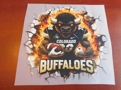Colorado Buffalos 8" DTF Heat Transfer Iron On FREE Shipping (6) | eBay