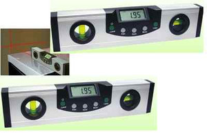 DIGITAL LASER LEVEL ANGLE INCLINE PROTRACTOR ELECTRONIC ANGLE GAUGE | eBay