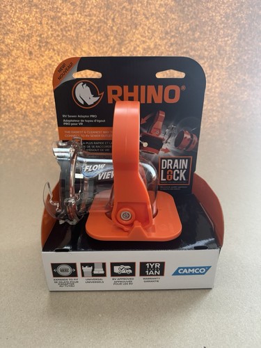 Camco 39730 Rhino Rv Sewer Adapter Pro Locking Elbow | eBay