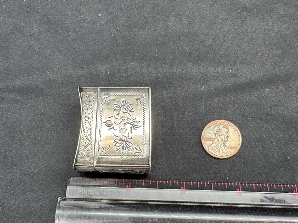 Antique Dutch 833 Silver Snuff Box | eBay