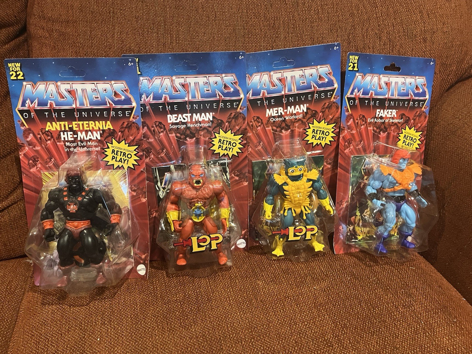 Masters of the Universe Origins: Faker, Beast Man LOP, Merman LOP, Anti ...