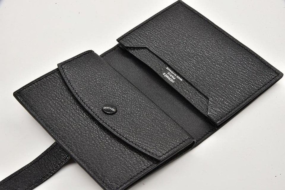 Hermès Bearn Mini Coin Case in Chevre, U Stamp #002 | eBay