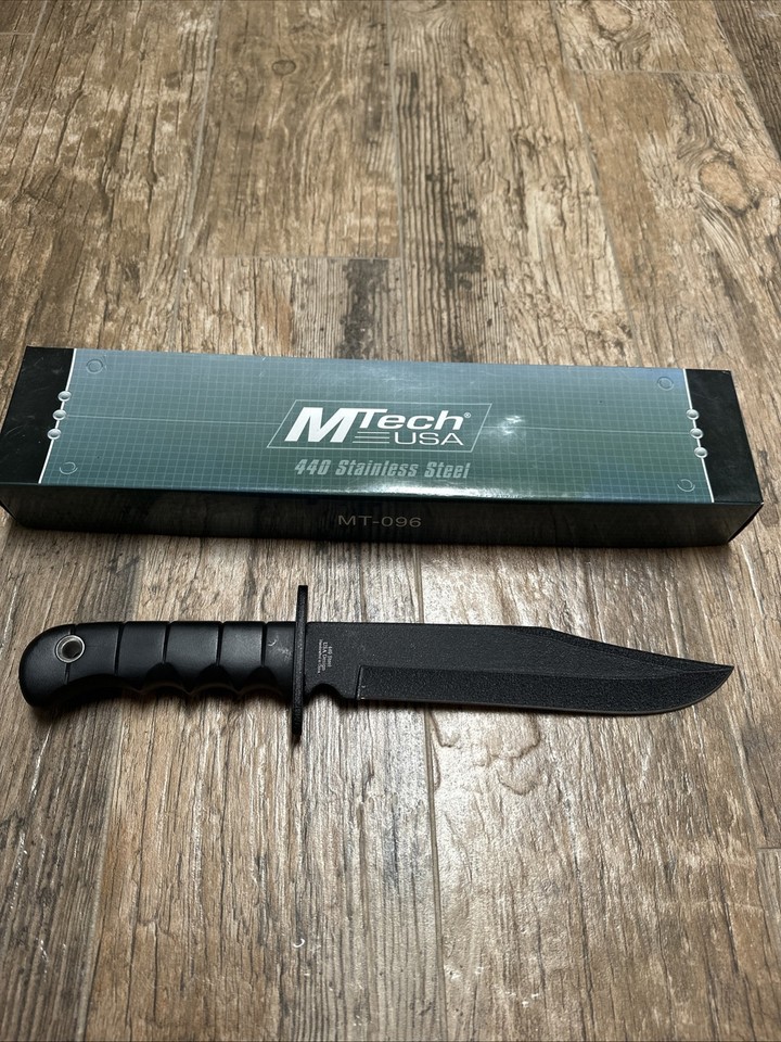 Mtech USA Tactical Bowie Fixed Blade Knife MT-096 | eBay