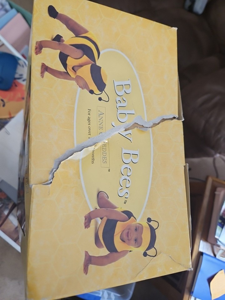 Vintage Anne Geddes 15” Baby Bees Doll Bumble Bee 1998 Plastic Toy Infant | eBay