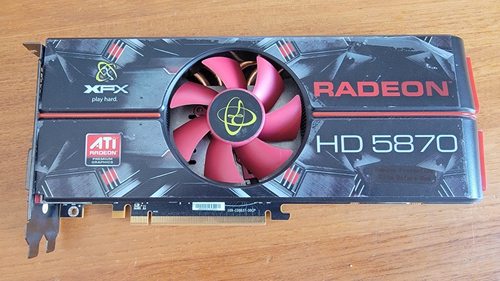 ATI Radeon HD 5870 1GB PCIe Video Card - from Windows Comp, Working | eBay