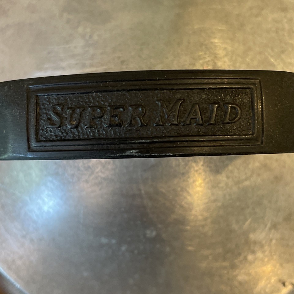 Vtg Super Maid Cookware Aluminum Tea/Coffee Pot & Strainer 10” X 9 ...