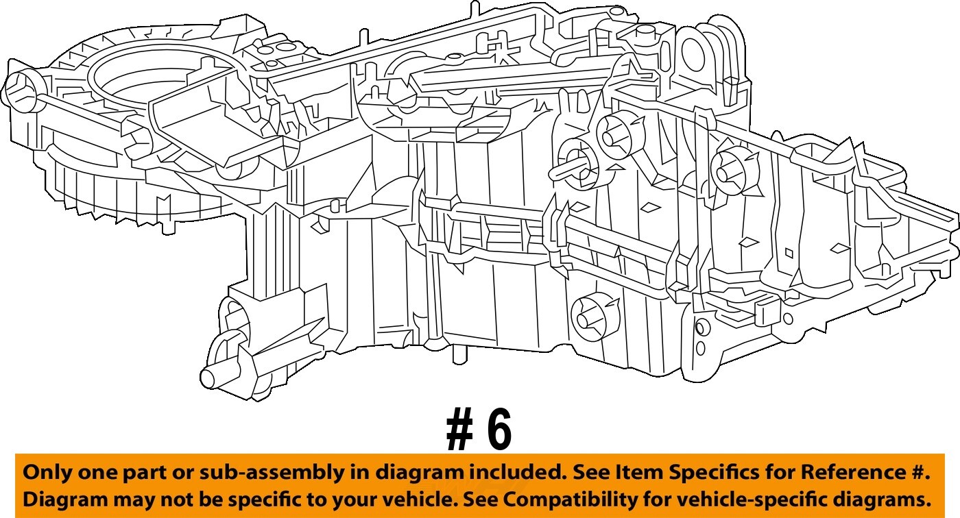 GM OEM 14-20 Envision Evaporator Heater Components-Ac Heater Case ...