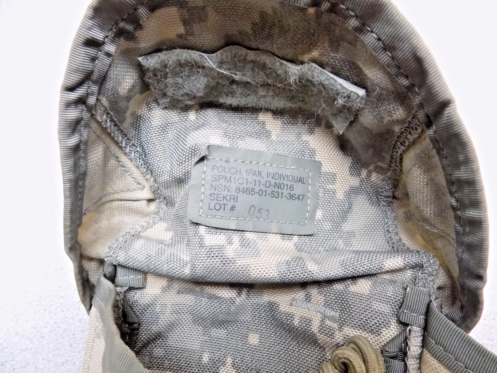 USGI ACU IFAK Molle Individual Improved First Aid Kit Medic Pouch w ...