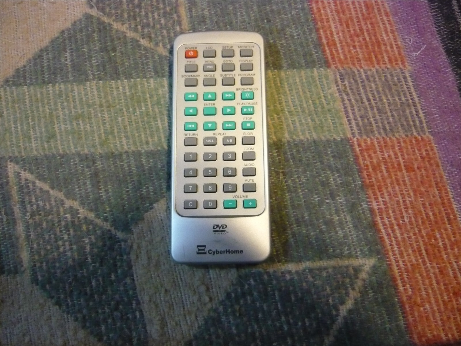 CyberHome CHLDV707B Portable DVD Remote Control w/Battery | eBay