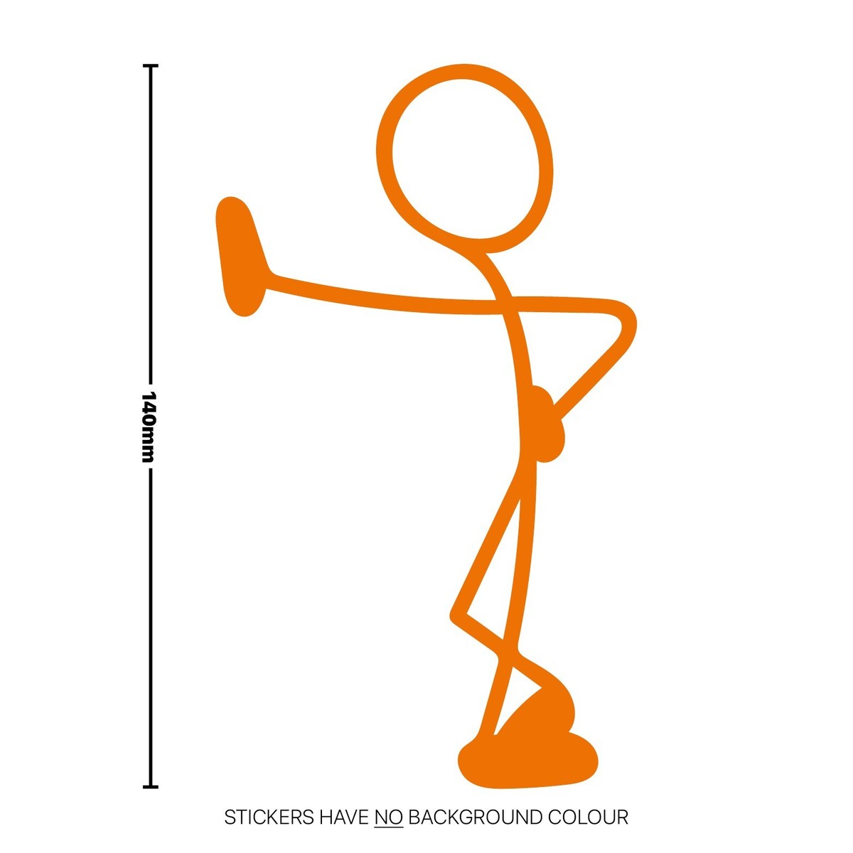 Orange Stickman Logo