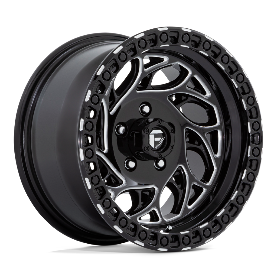 FUEL D840 Runner OR 15X10 5X139.7 Offset -43 Gloss Black Milled ...