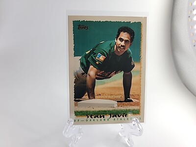 1995 Topps - #338 Stan Javier Oakland Athletics | eBay