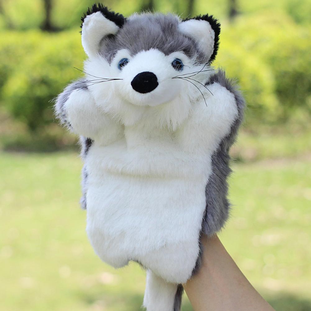 Cute Fox Hand Puppet Baby Kids Children Soft Doll Plush Educational ...