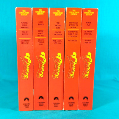 ~Cheers The Collectors Edition Set 5 VHS Tapes~ Columbia House Video No ...