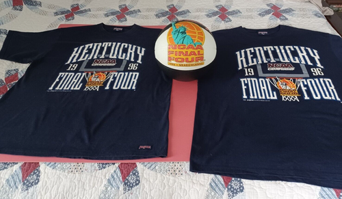 Vintage ( 2) 1996 Final Four UK Wildcat Basketball Tee Shirts (XL ...