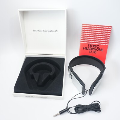 RARE Vintage Bang & Olufsen U70 Vintage Headphones 70s Audiophile B&O ...