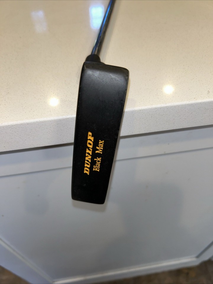 Dunlop Black Max Putter, Model 420, 35" Right-Handed Blade, Steel Shaft ...