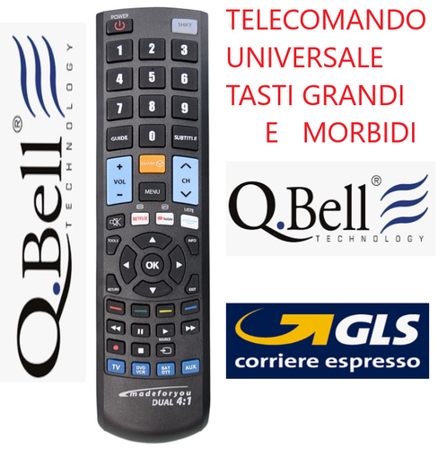 TELECOMANDO UNIVERSALE QBELL; CLICCA SUL TUO MODELLO LO RICEVERAI GIA ...