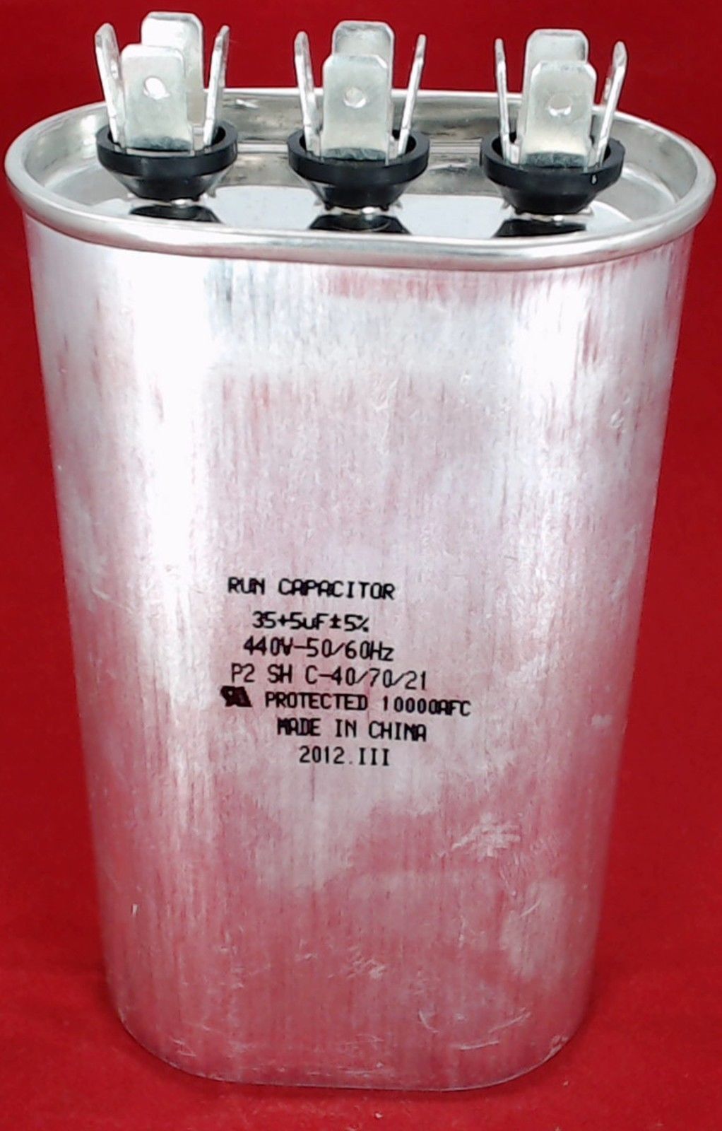 Dual Run Capacitor, Oval, 35 + 5 Mfd., 440 Volt, CD35+5X440 | eBay