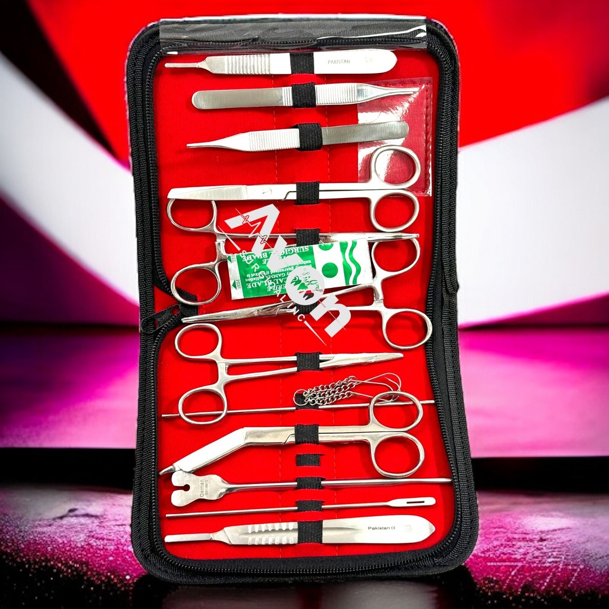 Plastic Surgery Surgical & Orthopedic Instruments 18 Pcs Minor Surgery ...