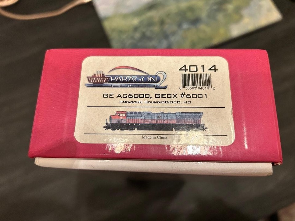 #6001 GE AC6000 GECX Diesel Loco Paragon 23 4014 NEW broadway limited ...