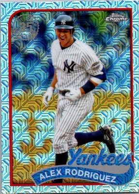 2024 AROD ALEX RODRIGUEZ TOPPS UPDATE MLB T89CU-17 SILVER PACK SP CARD ...