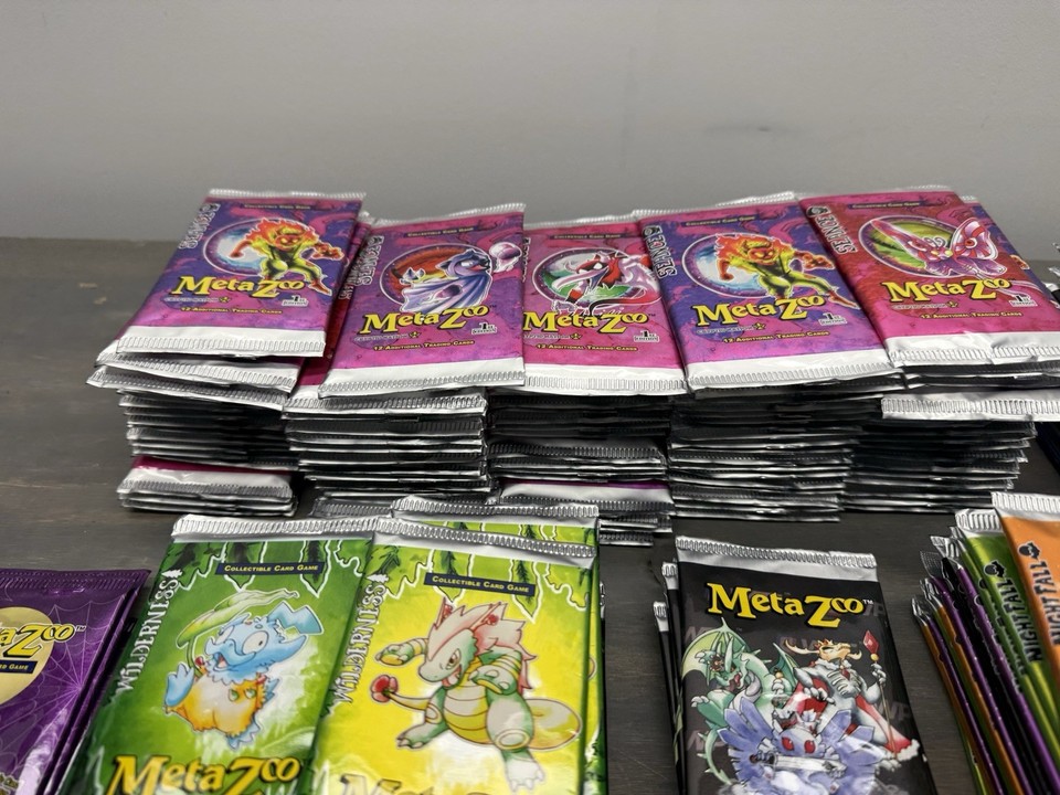 MetaZoo Sealed Pack Lot - All Brand New Sealed Various Sets 243 Packs ...