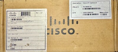 Cisco 74-4600-01 VT Camera II USB CUVA-V2 Webcam New in Box | eBay