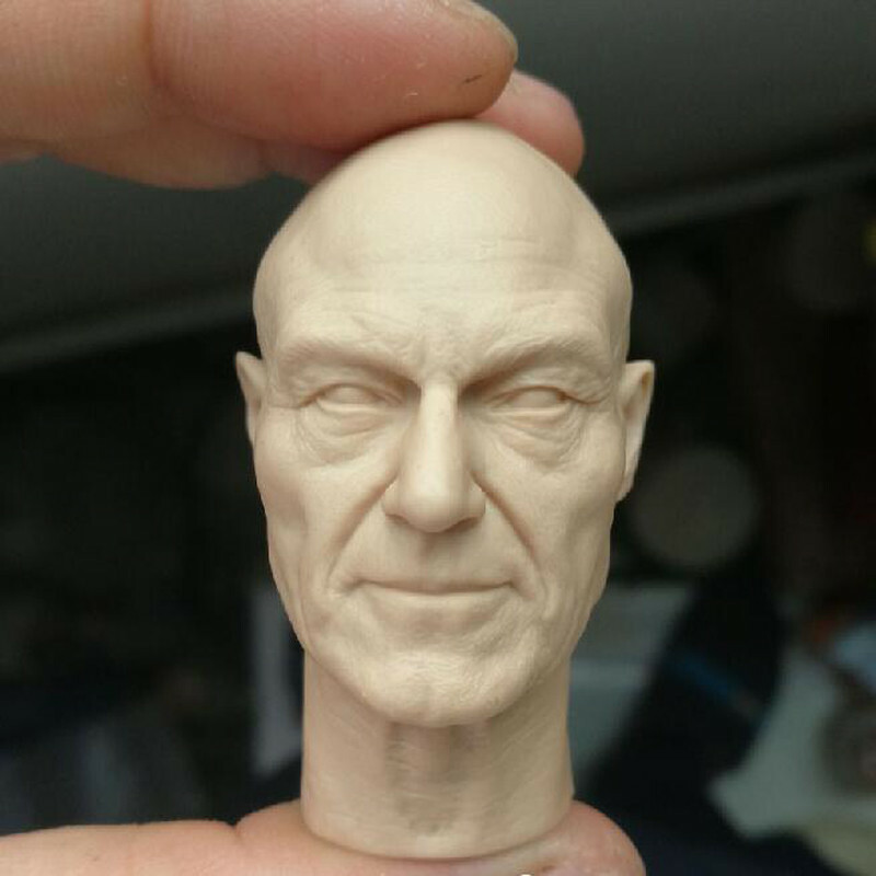 Blank Hot 1/6 Scale Dr. Mutant X-Men X Professor Head Sculpt Unpainted ...