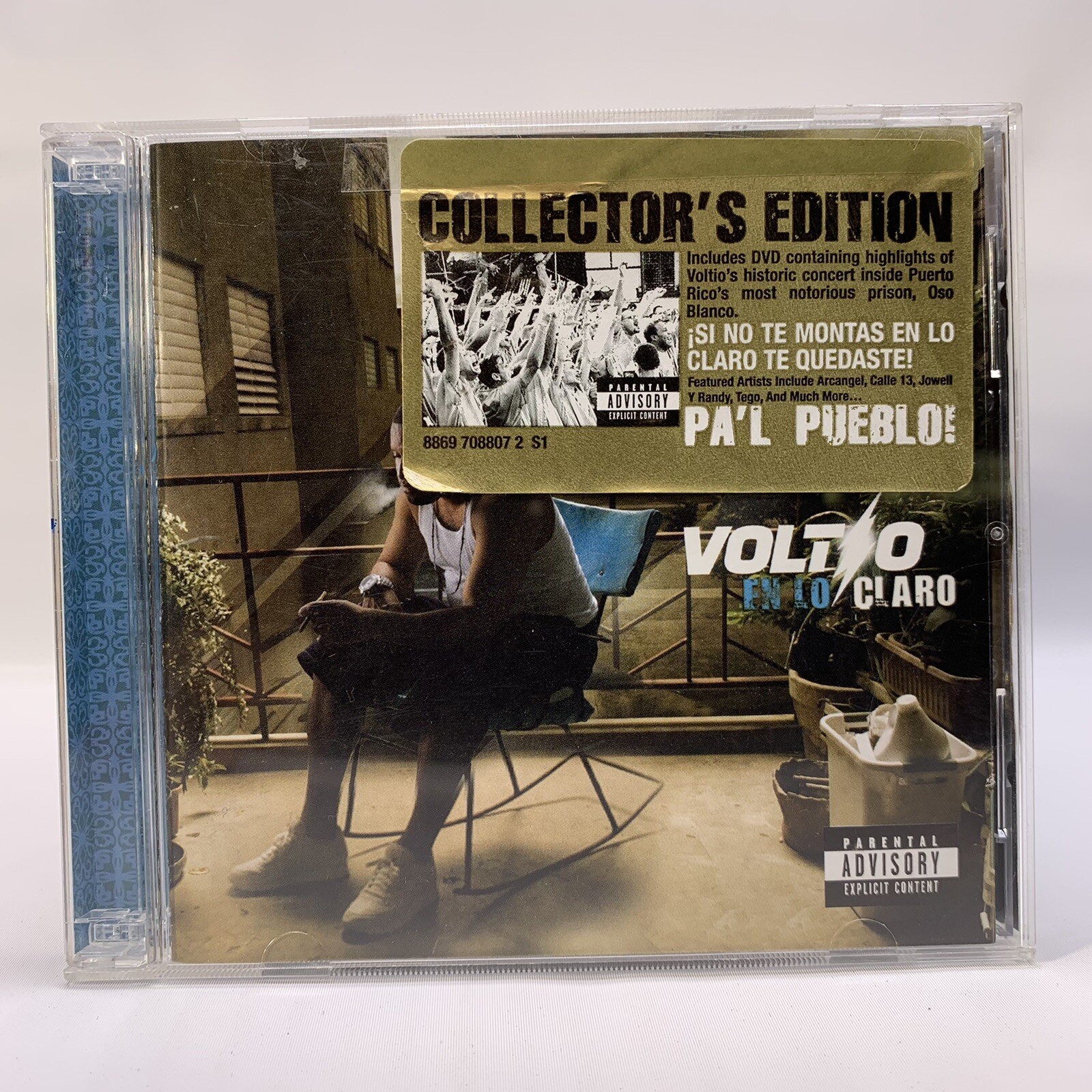 Voltio CD + DVD En Lo Claro Collectors Edition ft Arcangel Reggaeton ...