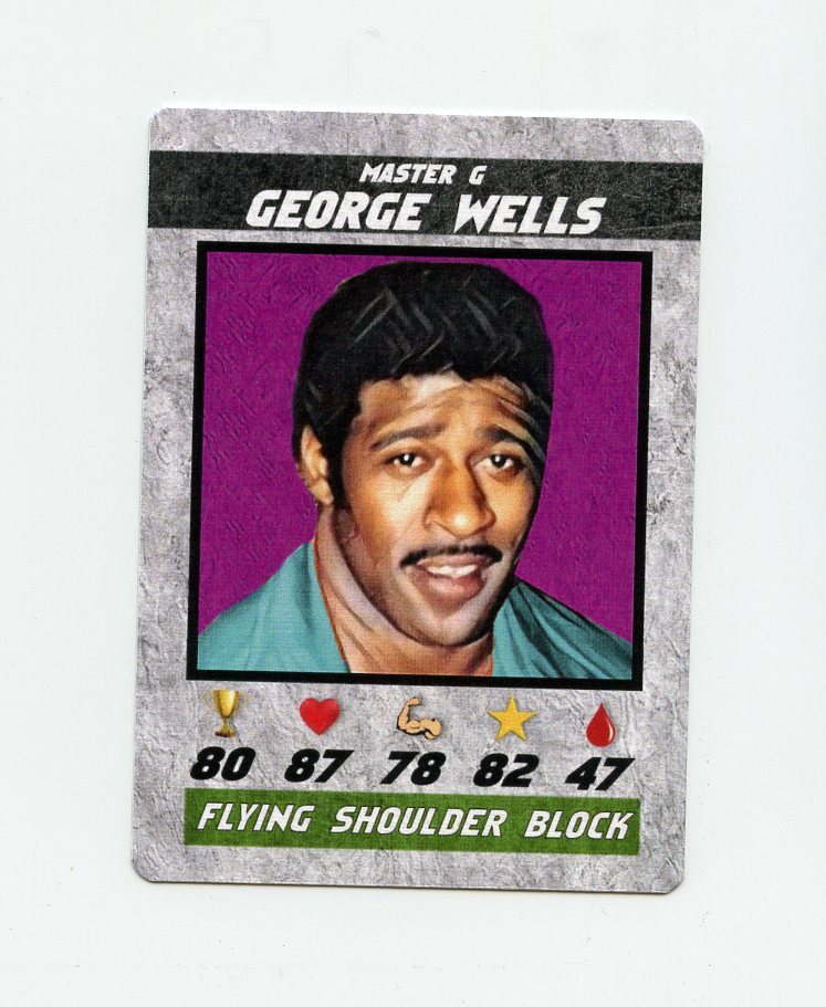 #TN05808 MASTER G GEORGE WELLS Territory I Wrestling Card | eBay